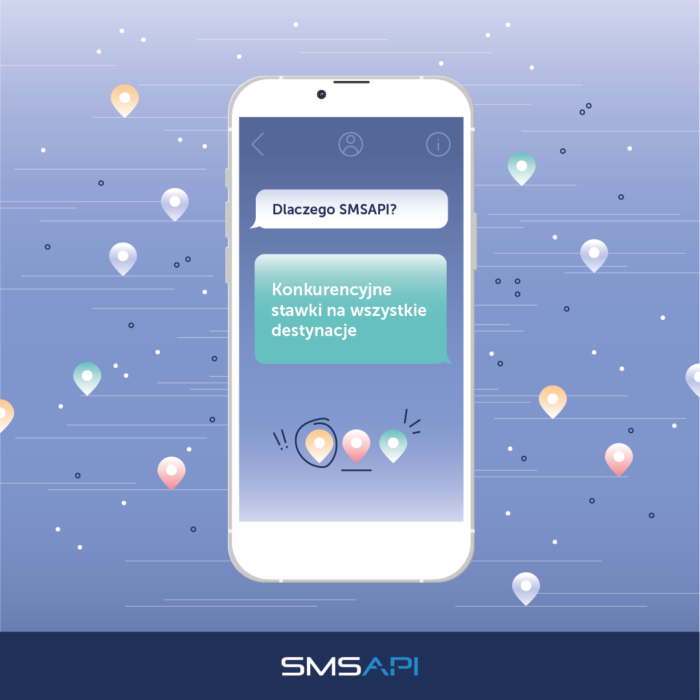 Międzynarodowe wysyłki SMS za granicę (infografika) | Blog SMSAPI